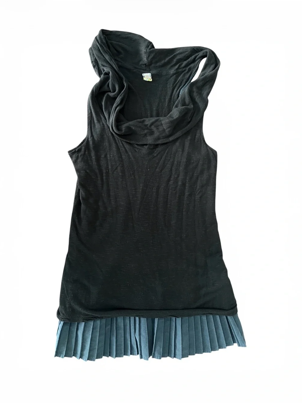 Free People | Tops | Free People Sleeveless Black Cowl Neck Dress With ...